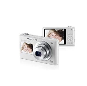 Samsung DV150F 16.2MP Smart WiFi Digital Camera with 5x Optical Zoom and 2.7" main and 1.48" front Dual LCD Screens (White)