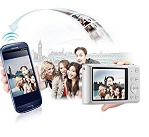 Samsung DV150F 16.2MP Smart WiFi Digital Camera with 5x Optical Zoom and 2.7" main and 1.48" front Dual LCD Screens (White)