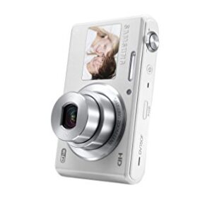 Samsung DV150F 16.2MP Smart WiFi Digital Camera with 5x Optical Zoom and 2.7" main and 1.48" front Dual LCD Screens (White)