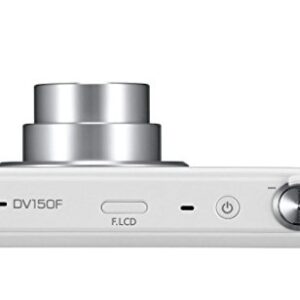 Samsung DV150F 16.2MP Smart WiFi Digital Camera with 5x Optical Zoom and 2.7" main and 1.48" front Dual LCD Screens (White)