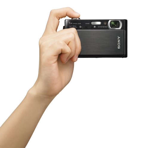 Sony Cybershot DSC-T500 10.1MP Digital Camera with 5x Optical Zoom with Super Steady Shot Image Stabilization