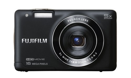 Fuji JX650 FINEPIX J16MP Digital Camera with 5X Optical Zoom, Black