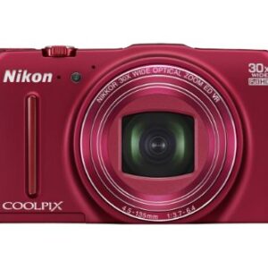 Nikon COOLPIX S9700 16.0 MP Wi-Fi Digital Camera with 30x Zoom NIKKOR Lens, GPS, and Full HD 1080p Video (Red)