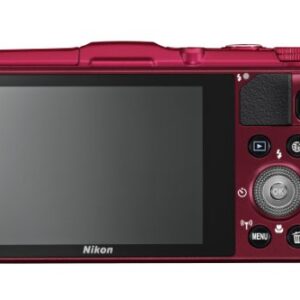 Nikon COOLPIX S9700 16.0 MP Wi-Fi Digital Camera with 30x Zoom NIKKOR Lens, GPS, and Full HD 1080p Video (Red)