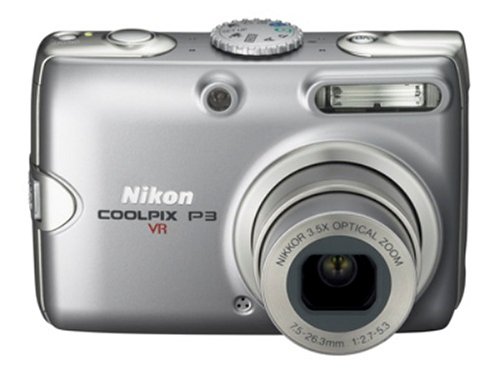 Nikon Coolpix P3 8.1MP Digital Camera with 3.5x Vibration Reduction Optical Zoom (Wi-Fi Capable)