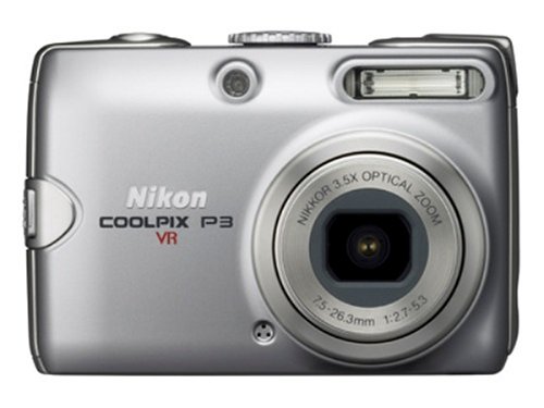 Nikon Coolpix P3 8.1MP Digital Camera with 3.5x Vibration Reduction Optical Zoom (Wi-Fi Capable)