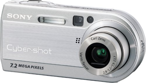 Sony DSCP150 7MP Digital Camera with 3x Optical Zoom (Silver)