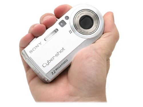 Sony DSCP150 7MP Digital Camera with 3x Optical Zoom (Silver)