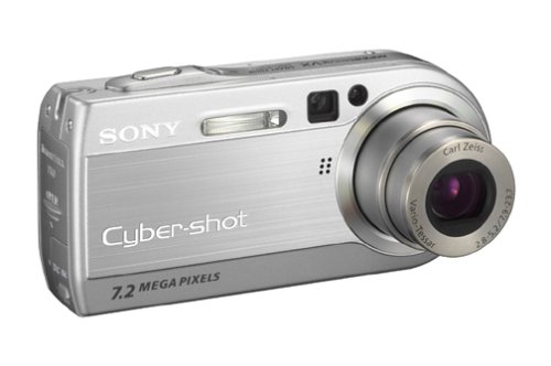 Sony DSCP150 7MP Digital Camera with 3x Optical Zoom (Silver)