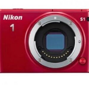 Nikon 1 S1 10.1 MP HD Digital Camera (Red) Body only