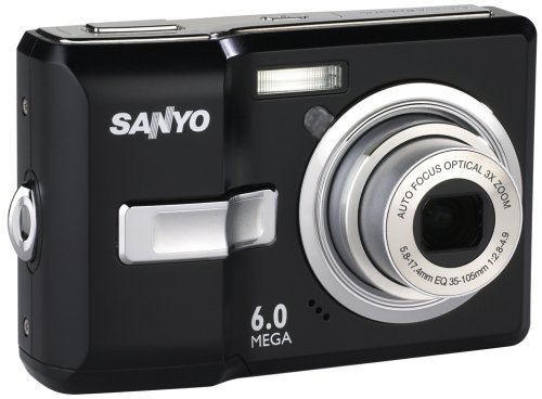 Sanyo S650 6MP Digital Camera with 3x Optical Zoom