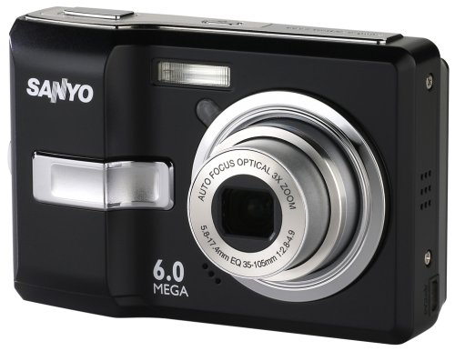 Sanyo S650 6MP Digital Camera with 3x Optical Zoom