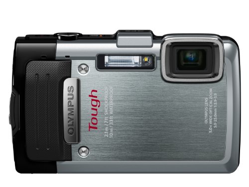 Olympus Stylus TG-830 iHS Digital Camera with 5x Optical Zoom and 3-Inch LCD (Silver) (Old Model)