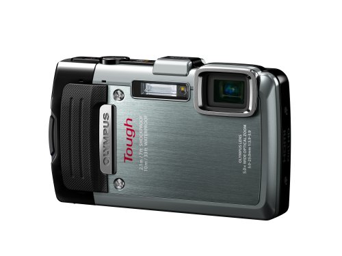 Olympus Stylus TG-830 iHS Digital Camera with 5x Optical Zoom and 3-Inch LCD (Silver) (Old Model)