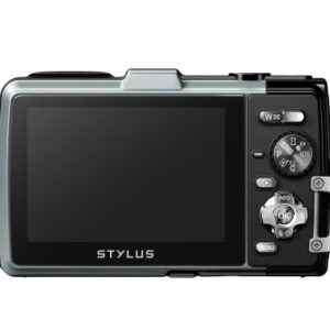 Olympus Stylus TG-830 iHS Digital Camera with 5x Optical Zoom and 3-Inch LCD (Silver) (Old Model)