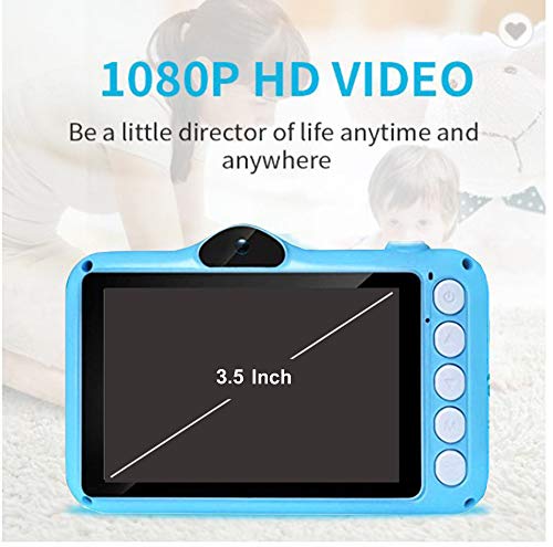 Kids Digital Camera 3.5 inch with 32GB SD Card and SD Card Reader – Camera for Kids Boys and Girls Gifts - Children Toy Camera Large Screen. Rechargeable Selfie Video Camera for Kids.