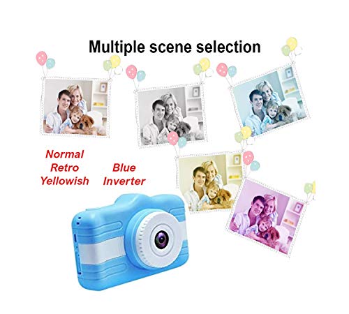 Kids Digital Camera 3.5 inch with 32GB SD Card and SD Card Reader – Camera for Kids Boys and Girls Gifts - Children Toy Camera Large Screen. Rechargeable Selfie Video Camera for Kids.