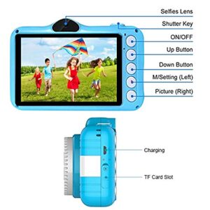 Kids Digital Camera 3.5 inch with 32GB SD Card and SD Card Reader – Camera for Kids Boys and Girls Gifts - Children Toy Camera Large Screen. Rechargeable Selfie Video Camera for Kids.