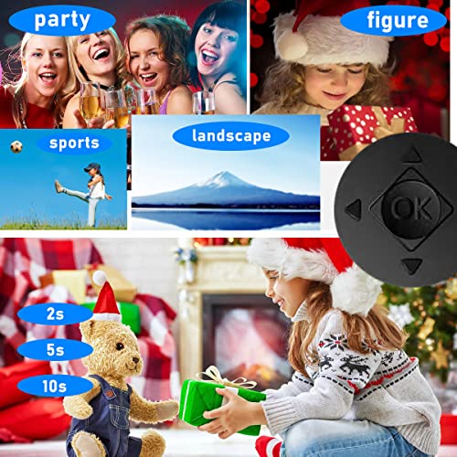 Digital Camera, 4K 56MP Camera for Kids, Small Digital Camera, 20X Digital Zoom Pocket Camera