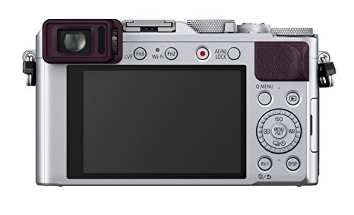 Panasonic Lumix DMC-LX100 Digital Camera, 12.8MP, 3.0-Inch Display, 24-75mm Leica DC Vario-Summilux f/1.7-2.8 Lens, 4K Ultra HD Video, HDMI/USB, Wi-Fi, NFC (Silver)