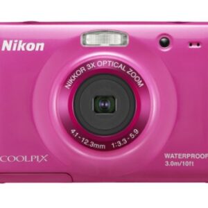 Nikon COOLPIX S30 10.1 MP Digital Camera with 3x Zoom Nikkor Glass Lens and 2.7-inch LCD (Pink)