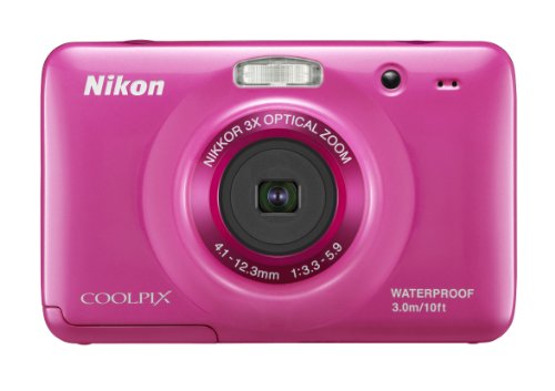 Nikon COOLPIX S30 10.1 MP Digital Camera with 3x Zoom Nikkor Glass Lens and 2.7-inch LCD (Pink)