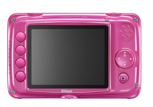 Nikon COOLPIX S30 10.1 MP Digital Camera with 3x Zoom Nikkor Glass Lens and 2.7-inch LCD (Pink)