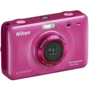 Nikon COOLPIX S30 10.1 MP Digital Camera with 3x Zoom Nikkor Glass Lens and 2.7-inch LCD (Pink)