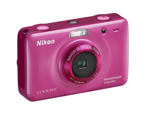 Nikon COOLPIX S30 10.1 MP Digital Camera with 3x Zoom Nikkor Glass Lens and 2.7-inch LCD (Pink)