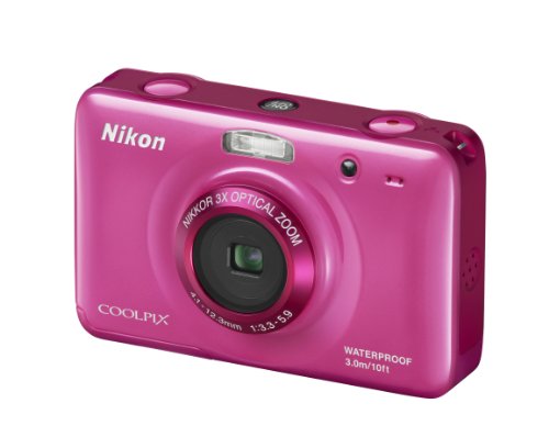 Nikon COOLPIX S30 10.1 MP Digital Camera with 3x Zoom Nikkor Glass Lens and 2.7-inch LCD (Pink)