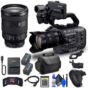 sony fx6 digital cinema camera kit with 24-105mm lens (ilme-fx6vk) + sony 80gb cfexpress card + bp-u35 battery + pro case + deluxe cleaning set + hdmi cable + memory card wallet + more (renewed)