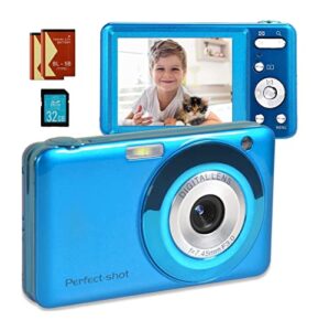 digital cameras for kids digital camera, compact digital cameras fhd 1280p 48mp with 16x digital zoom, portable mini camera for photography with 32g sd card vlogging camera