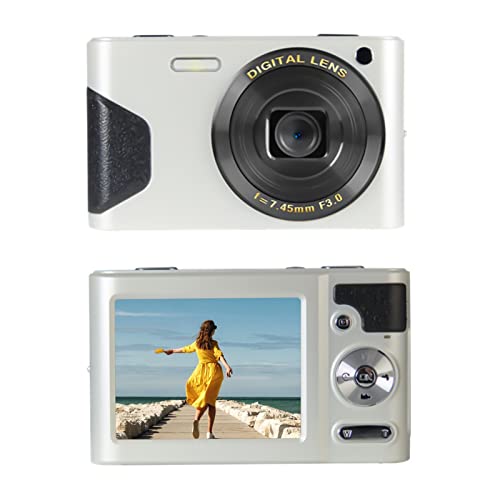 Digital Camera 18MP 2.7 Inch LCD Screen 8X Digital Zoom FHD 1080P Digital Camera Small Camera for Teens Students Boys Girls Seniors