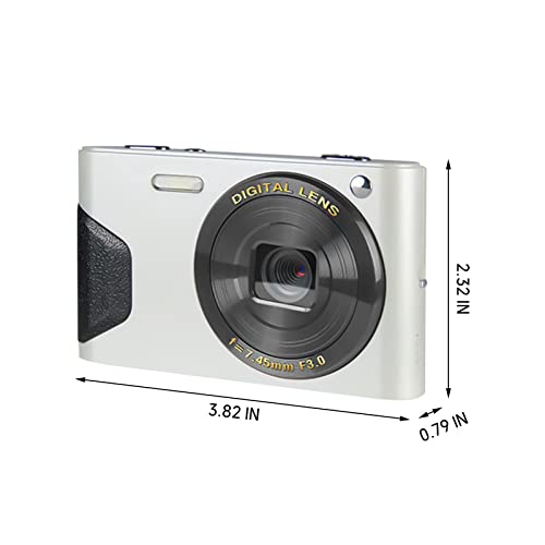 Digital Camera 18MP 2.7 Inch LCD Screen 8X Digital Zoom FHD 1080P Digital Camera Small Camera for Teens Students Boys Girls Seniors