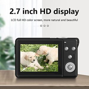 Kadlawus 4k Digital Camera - Up to 56 MP (Interpolation) Digital Camera 20x Digital Zoom 2.7 Inch TFT-LCD Digital Anti—Shake Mini Portable Camera Built-in Flash and Face Distinguish