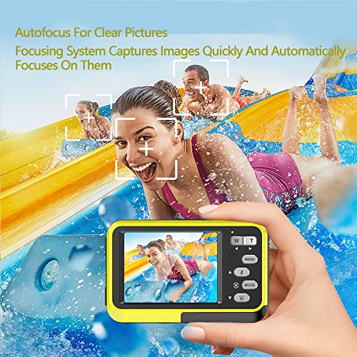 Digital Cameras for Photography Compact Waterproof Action Camera with 2.7K Ultra HD Video, 48MP Frame Grabs, Image Sensor, Live Streaming, Stabilization，Digital Camera Full HD Video Camera (Color : C