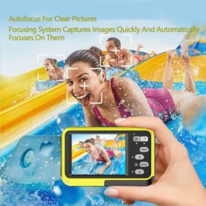 Digital Cameras for Photography Compact Waterproof Action Camera with 2.7K Ultra HD Video, 48MP Frame Grabs, Image Sensor, Live Streaming, Stabilization，Digital Camera Full HD Video Camera (Color : D