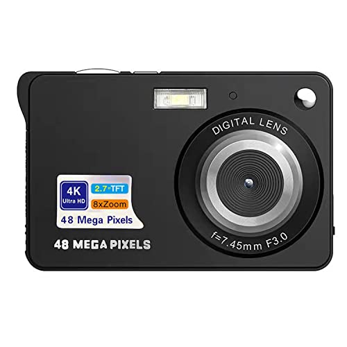 Digital Cameras for Photography Compact Waterproof Action Camera with 2.7K Ultra HD Video, 48MP Frame Grabs, Image Sensor, Live Streaming, Stabilization，Digital Camera Full HD Video Camera (Color : B