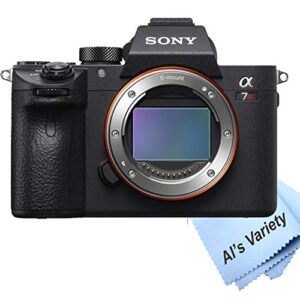 Sony a7R III Full-Frame Mirrorless Interchangeable-Lens Camera with 3-Inch LCD (Body Only), Tripod, Case, and More (11pc Bundle)