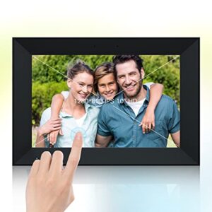 Digital Picture Frame Funcare 10.1 Inch WiFi Digital Photo Frame with IPS HD Touchscreen, Auto-Rotate,Auto Dim, Easy to Share Photos and Videos Instantly from Anywhere via APP