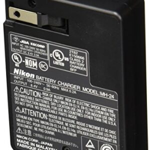 Nikon MH-24 Quick Charger for EN-EL14 Li-ion Battery compatible with Nikon D3100 DSLR, D5100 DSLR, and P7000 Digital Cameras