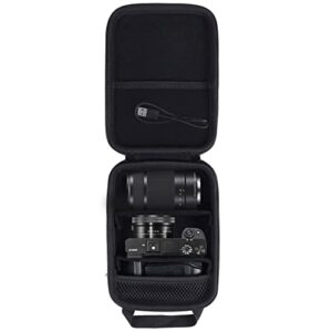 aenllosi hard carrying case compatible with sony alpha a6000 / a6100 / a6300 / a6400 / a6500 / a6600 mirrorless digital camera