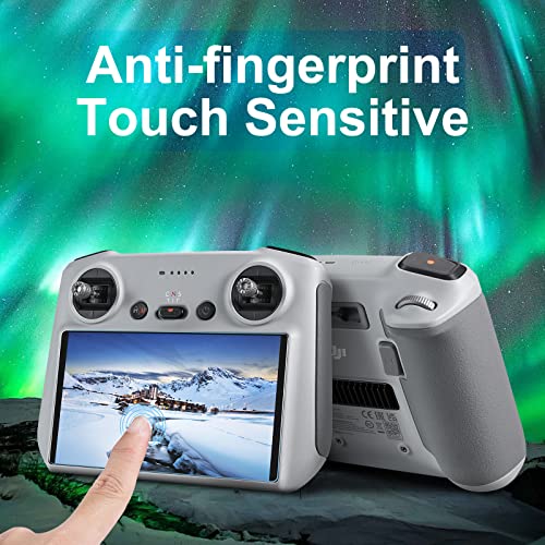 Skyreat 2-Pack Screen Protector for DJI Smart Controller/RC Pro,9H Hardness Anti-Scratch Tempered Glass for DJI Mavic 3 Cine/Mavic 2 Smart Controller (Antil-Scratch Film)