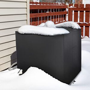 Little World Air Conditioner Cover for Outside Unit, Universal Veranda Winter AC Cover American Standard Furniture Central Outdoor Vent Full Cover 24x24x30 Inch, Square