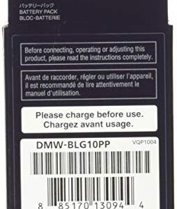 Panasonic DMW-BLG10 Lithium-Ion Battery Pack (Black)