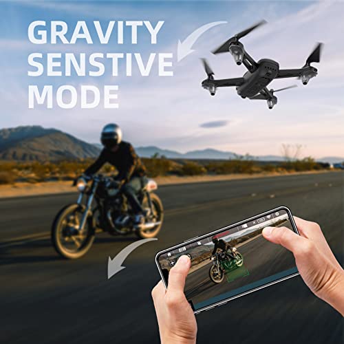 Cheerwing U89S Drone with 1080P Camera for Kids and Adults,WiFi FPV Camera Drone 2.4G RC Drone Quadcopter,One Key Take/Off,Altitude Hold,3D Flip