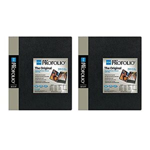 itoya original art profolio 8.5″ x 11″ storage/display book (24 pages, 2-pack)