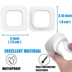 2 Pack Window Mount Compatible with Blink Mini Indoor, Secured Camera Glass Wall Holder for Single Pane Glass Windows/Doors for Outside Security Monitoring,White