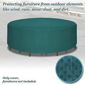 Strong Camel Patio Outdoor Garden Furniture Cover Winter Protector Round Square Table Chair Set-Green