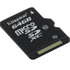 Kingston Digital 64 GB microSD Class 10 UHS-1 Memory Card 30MB/s with Adapter (SDCX10/64GB)